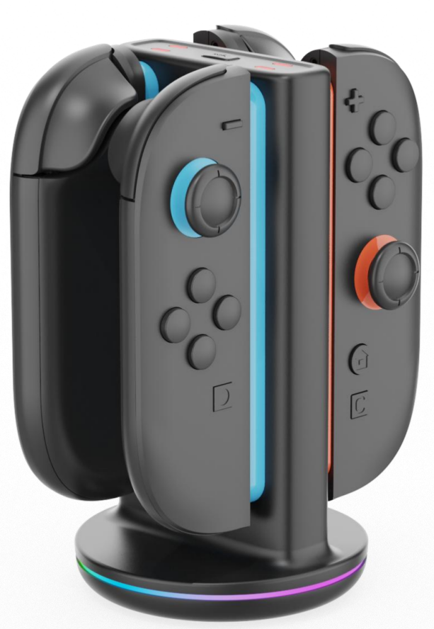 4-in-1 Switch 2 Rectangular Controller Charging Base - Hecheng.Tech